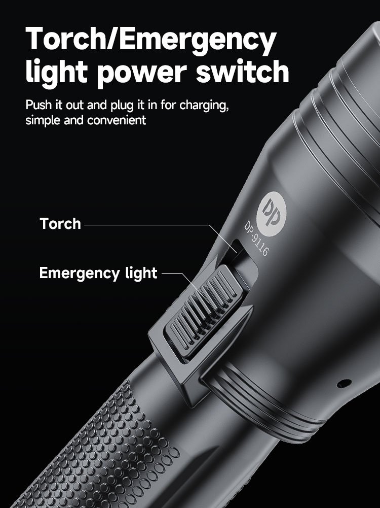 LED Rechargeable Flashlights 360° Emergency Light DP-9116 - Guangdong ...
